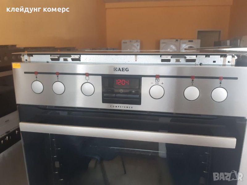Фурна за вграждане с керамичен плот AEG COMPETENCE MAXI PYROLIS 74л. в ...