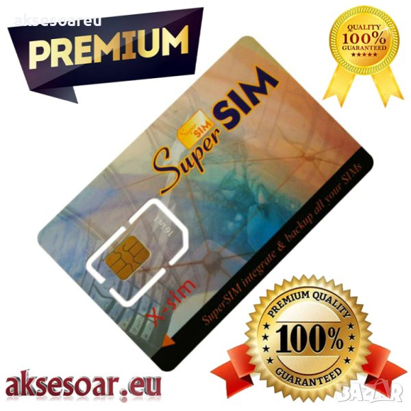 Нова празна сим карта за мобилен телефон Super sim 16 в 1 Max sim cart за GSM Редактор на номера ...