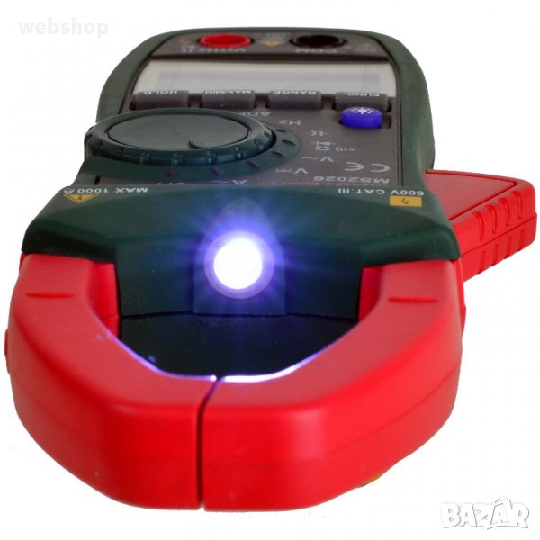 Амперклещи със зумер MASTECH MS2026 VAC/VDC | AAC | OHM | F | Hz в ...