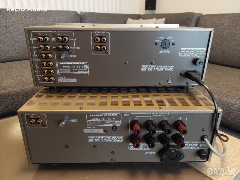 Marantz SC8, Marantz SM8 усилвател и предусилвател в Ресийвъри ...
