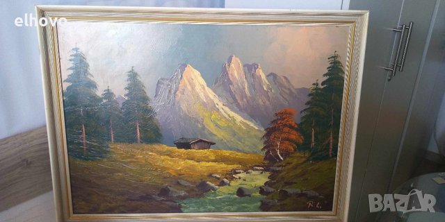 Картина в дървена рамка Планински пейзажи в Картини в гр Стара