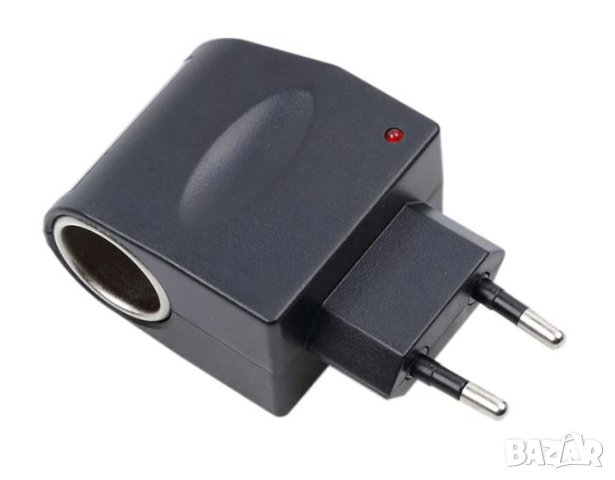 220V>12V Захранващ Адаптер за Авто Запалка Седалка Масажор ТВ ...