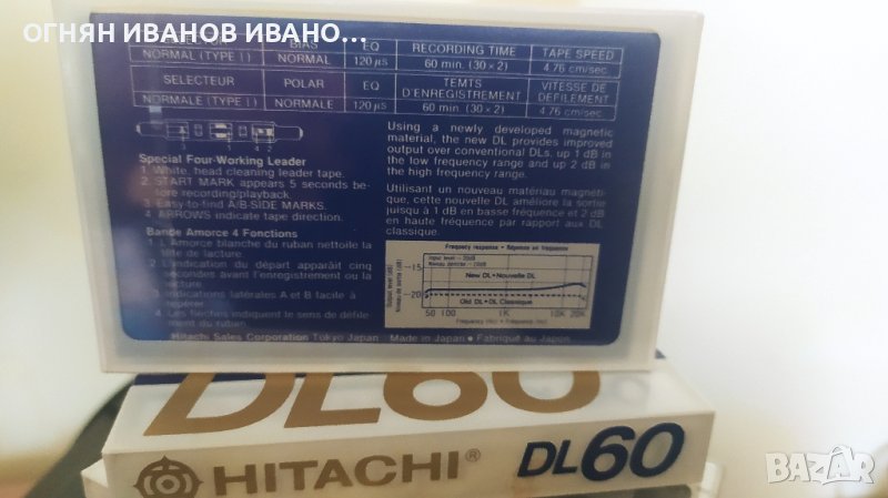 HITACHI DL 60 нови запечатани в Декове в гр. София - ID42000330 | Bazar.bg