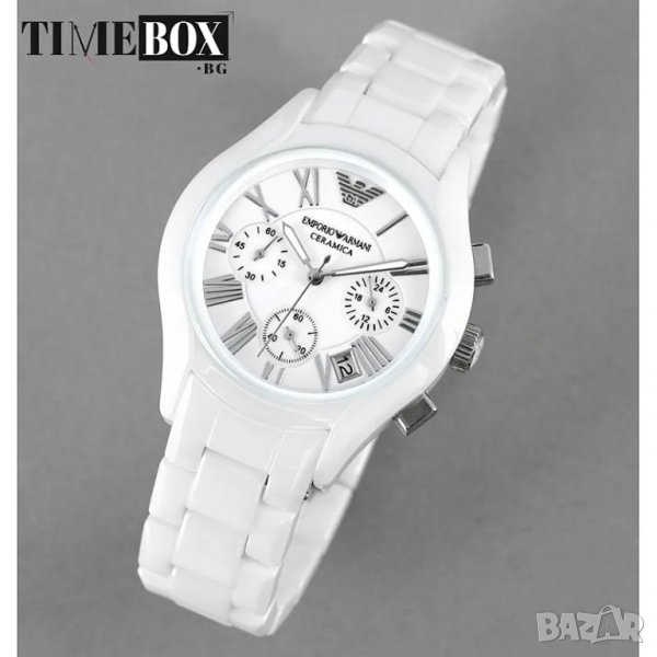Emporio Armani AR1404 Ceramica Chronograph. Нов дамски часовник в ...
