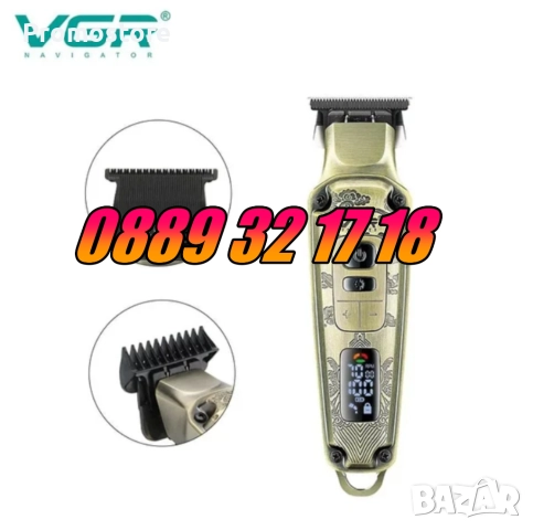 КОМПЛЕКТ Безжична Машинка за подстригване и тример за брада VGR 643 в Машинки за подстригване в ...