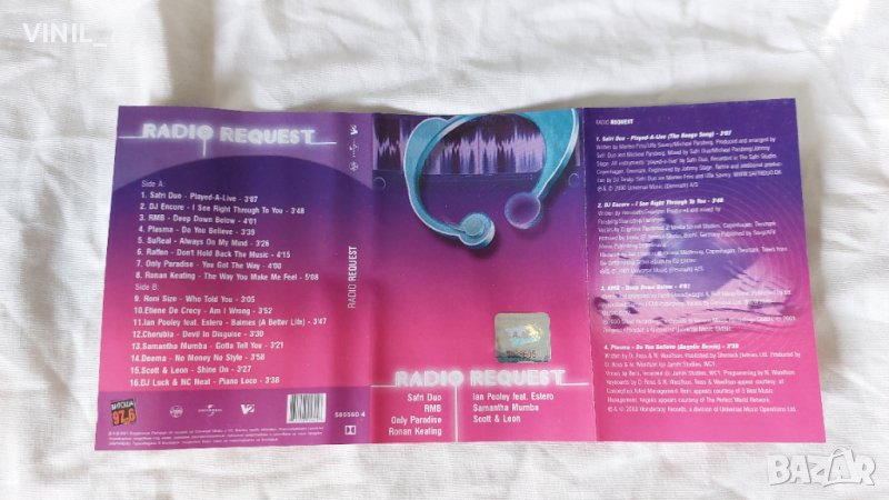 RADIO REQUEST в Аудио касети в гр. Вълчи дол - ID42267513 | Bazar.bg