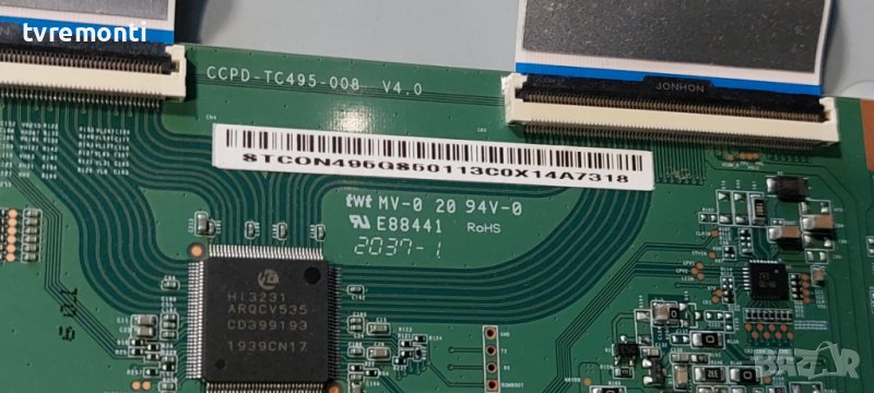 T-con board for 50inch CCPD-TC495-008 V4. for Philips 50PUS7855/12 ...