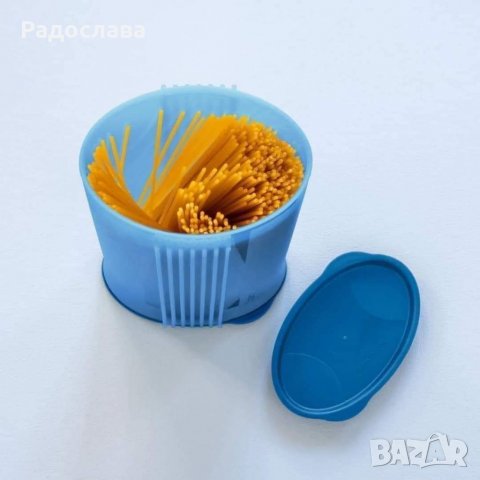 Съд / контейнер за съхранение на спагети от Tupperware в Кутии за ...