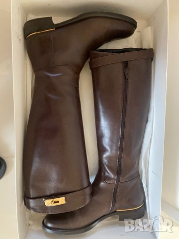Ботуши естествена кожа в кафяво в Дамски ботуши в гр. Шумен ...