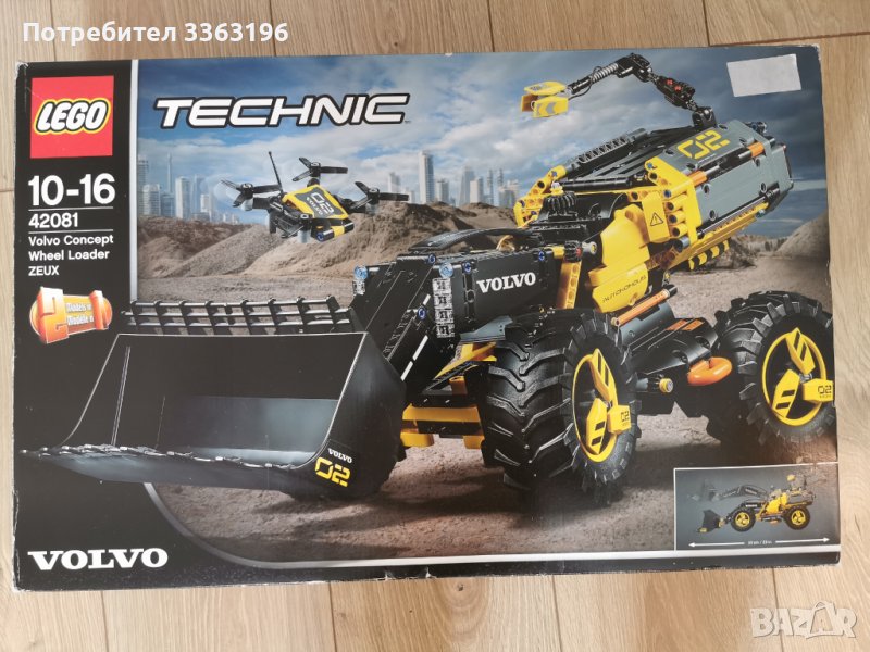 LEGO TECHNIC Volvo Zeux Челен товарач 42081 Лего техник Волво самосвал ...