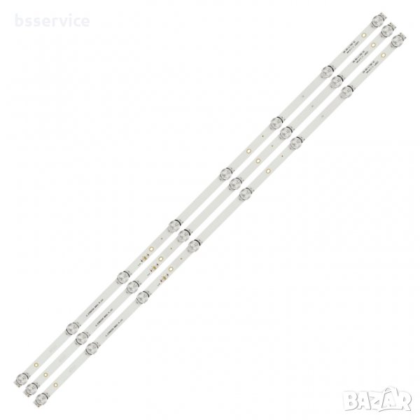 LED КОМПЛЕКТ 39"ИНЧА ЗА КИТАЙСКИ МОДЕЛИ MS-L1795_V2 ( 3 ЛЕНТИ ПО 8 ...