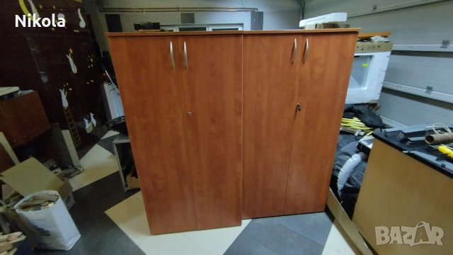 Офис шкаф - двукрил гардероб с рафтове 80/160/40 - 4 рафта в Гардероби ...