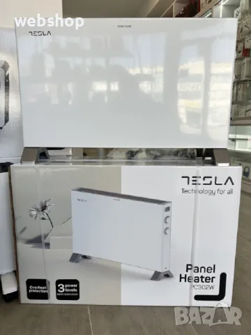 Електрически Конвектор Tesla PC302W, 2000 W, Регулируем термостат ...