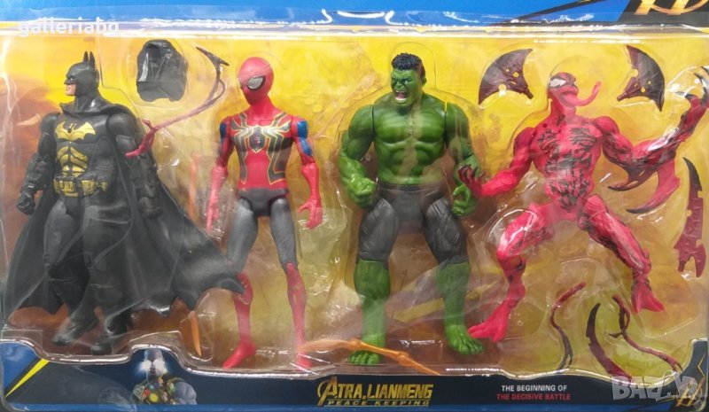 Комплект фигурки на супергерой Marvel, Avengers в Фигурки в гр. Бургас ...