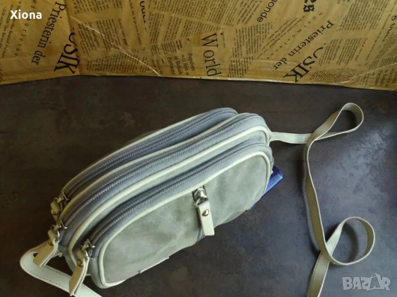 Marzia/малка велурена чанта-естествена кожа в Чанти в гр. Пловдив ...