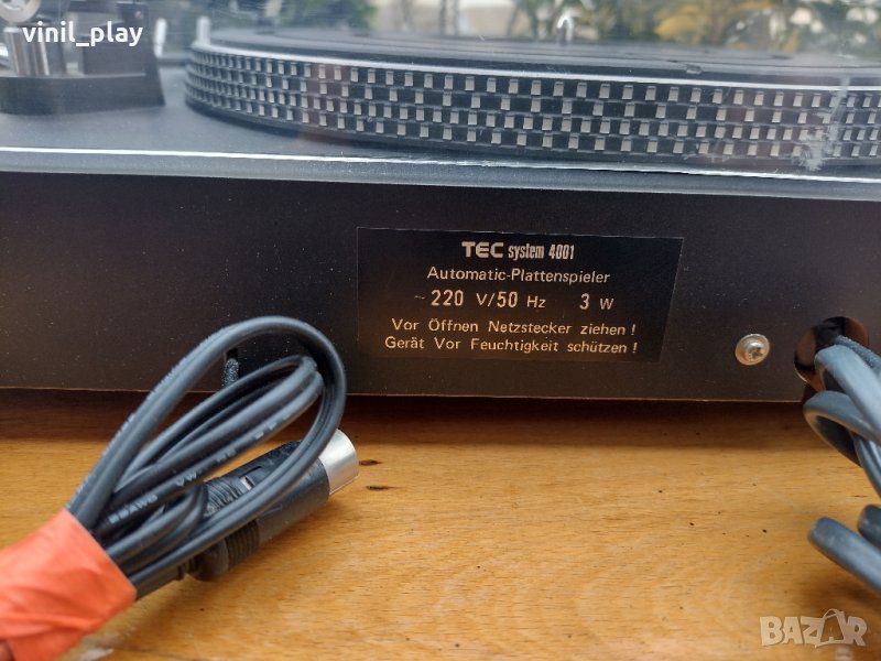 TEC System 4001 turntable в Грамофони в гр. Разград - ID35721426 — Bazar.bg