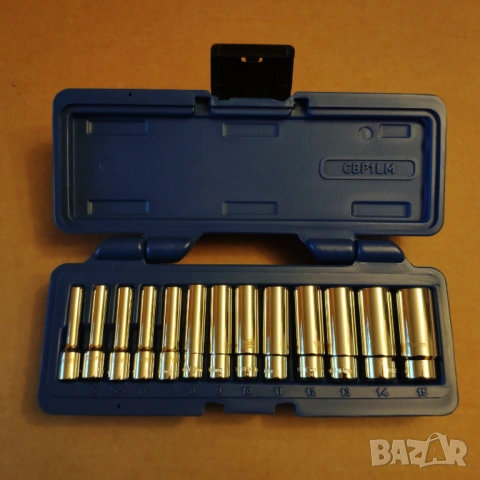 Cornwell Tools 13 части 1/4 дълги 6стенни вложки камъни комплект 4-15mm ...