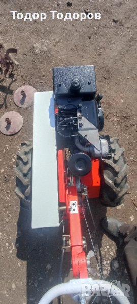 Мотоблок мотофреза с инвентар 12к.с. 320cc 100см.4 скорости и ремарке в ...
