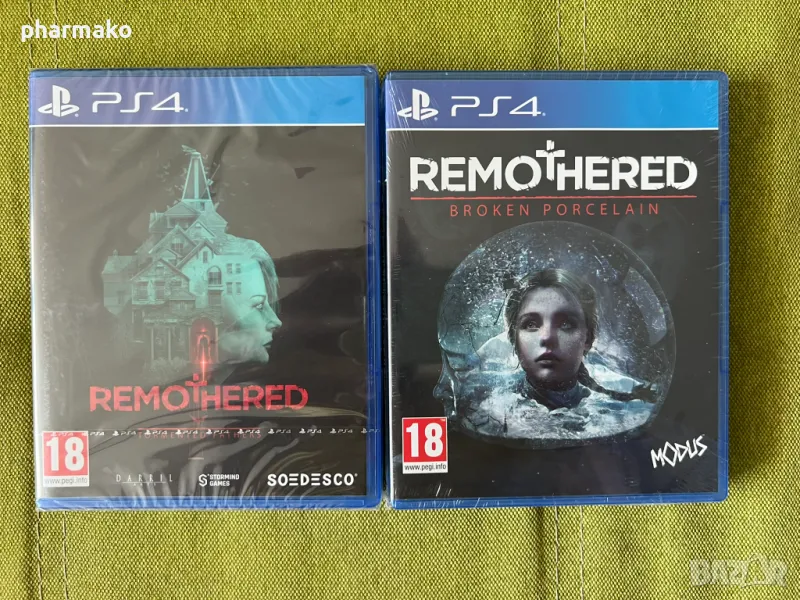 Remothered Tormented Fathers + Broken Porcelain PS4 нови запечатани в ...