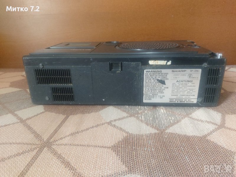 Стар радио касетофон TV Sharp 5p-27g в Радиокасетофони, транзистори в ...