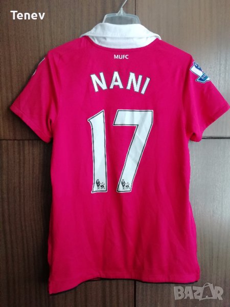 Manchester United Nani Nike оригинална дамска тениска фланелка Нани Манчестър Юнайтед в Тениски ...