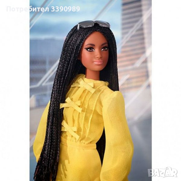 Оригинална колекционерска кукла Барби @Barbiestyle тъмнокожа Mattel в ...