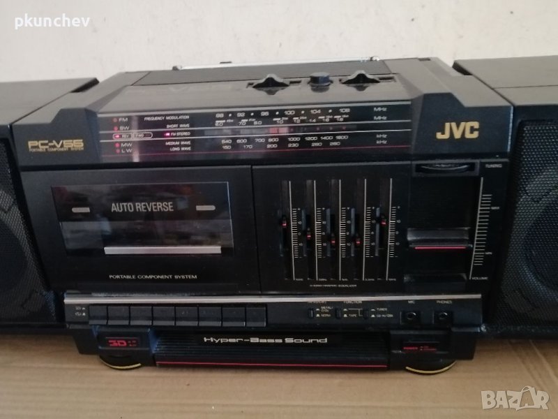 Радиокасетофон Jvc Pc-V55 Boombox AM/FM Hyper Bass в Радиокасетофони ...
