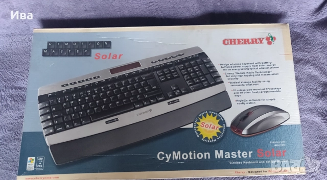 Безжични клавиатура + мишка: Cherry CyMotion Master Solar (2005г) в ...