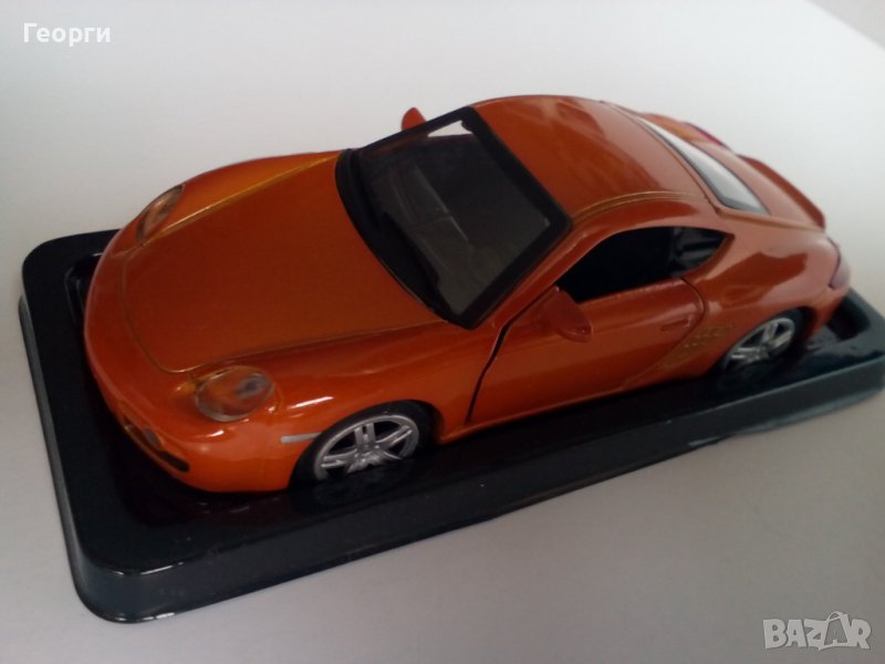 Количка макет умален модел автомобил мащаб 1/43 Porsche Cayman Порше 1: ...