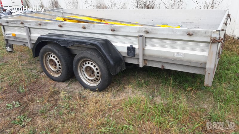 РЕМАРКЕ БОРДОВО HUMBAUR HT 20 2тона. 2оси 4500лв в Ремаркета в гр ...