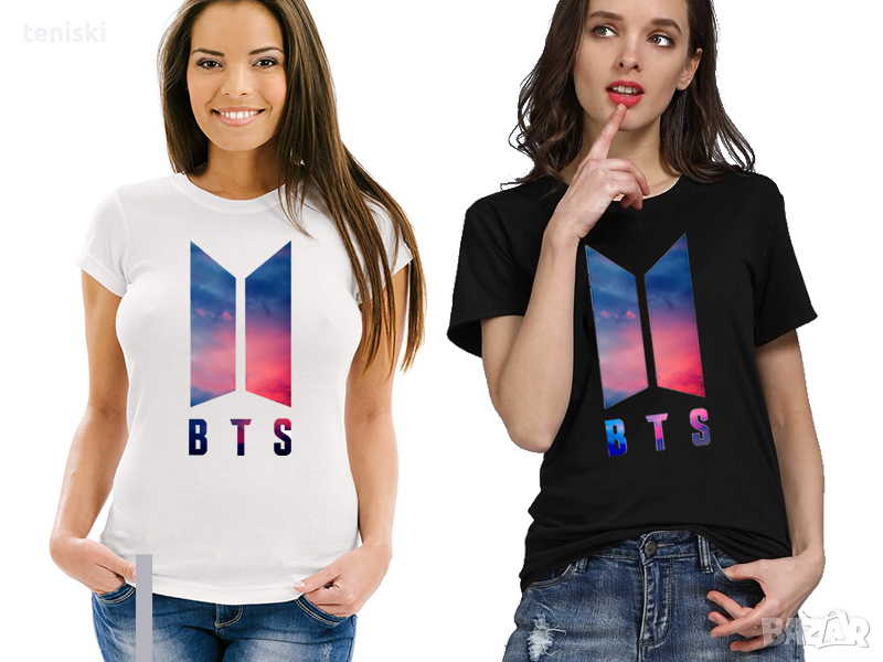Тениска BTS Bangtan Boys Мъжки дамски и детски в Тениски в гр. Варна ...
