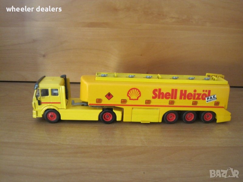 Метална количка-ТИР цистерна Mercedes-Benz Shell Siku 1:55 в Колекции в ...